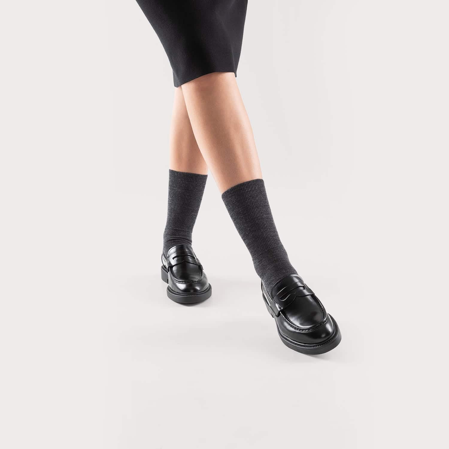 Alp Lite Merino Business Socks Ultra-Thin Medium Crew Socks - Wundersocks