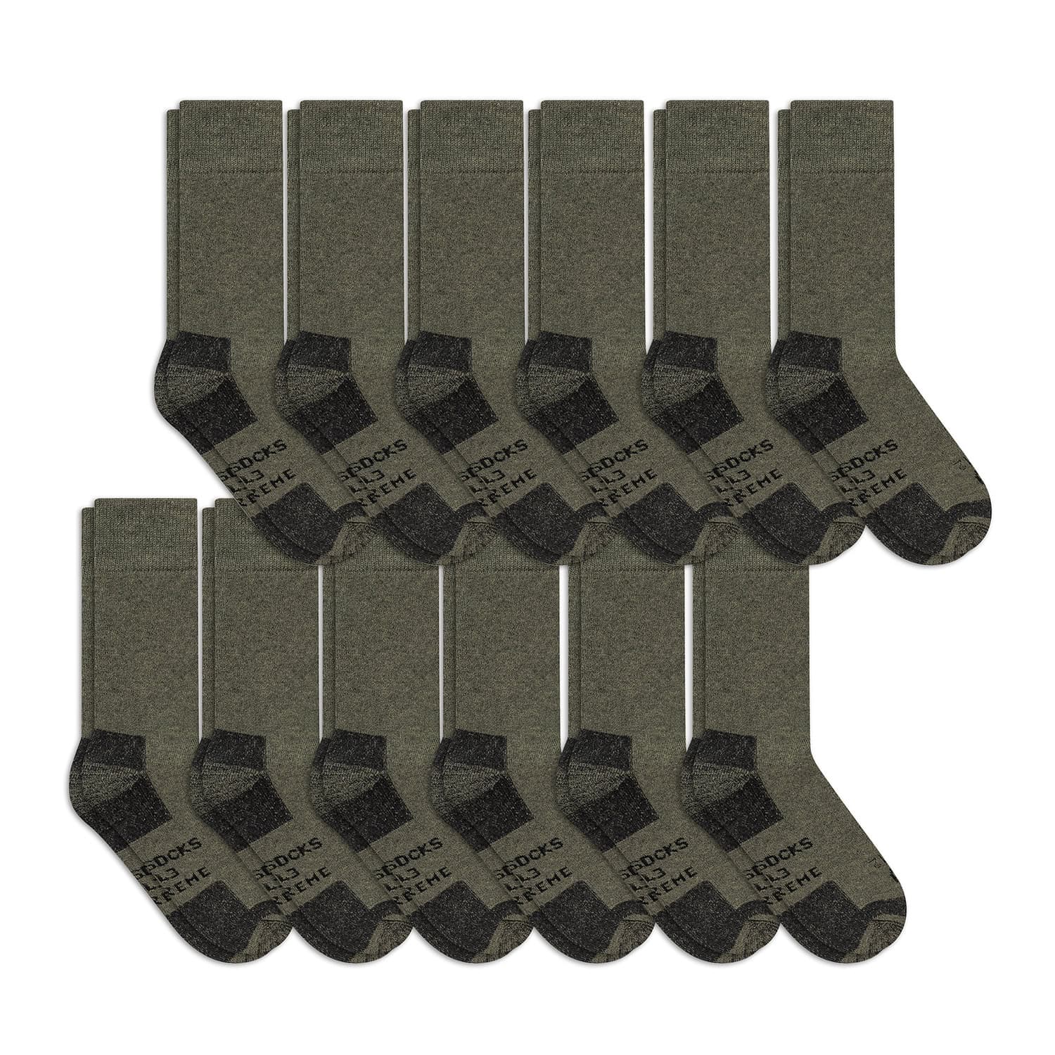 cushioned merino wool work socks