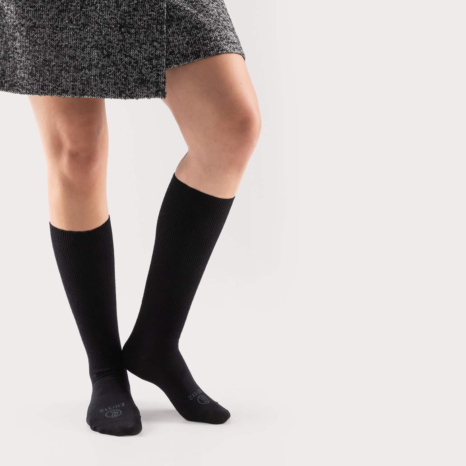 Alp Lite Long Knee High Merino Business Socks Ultra-Thin Over the Calf ...